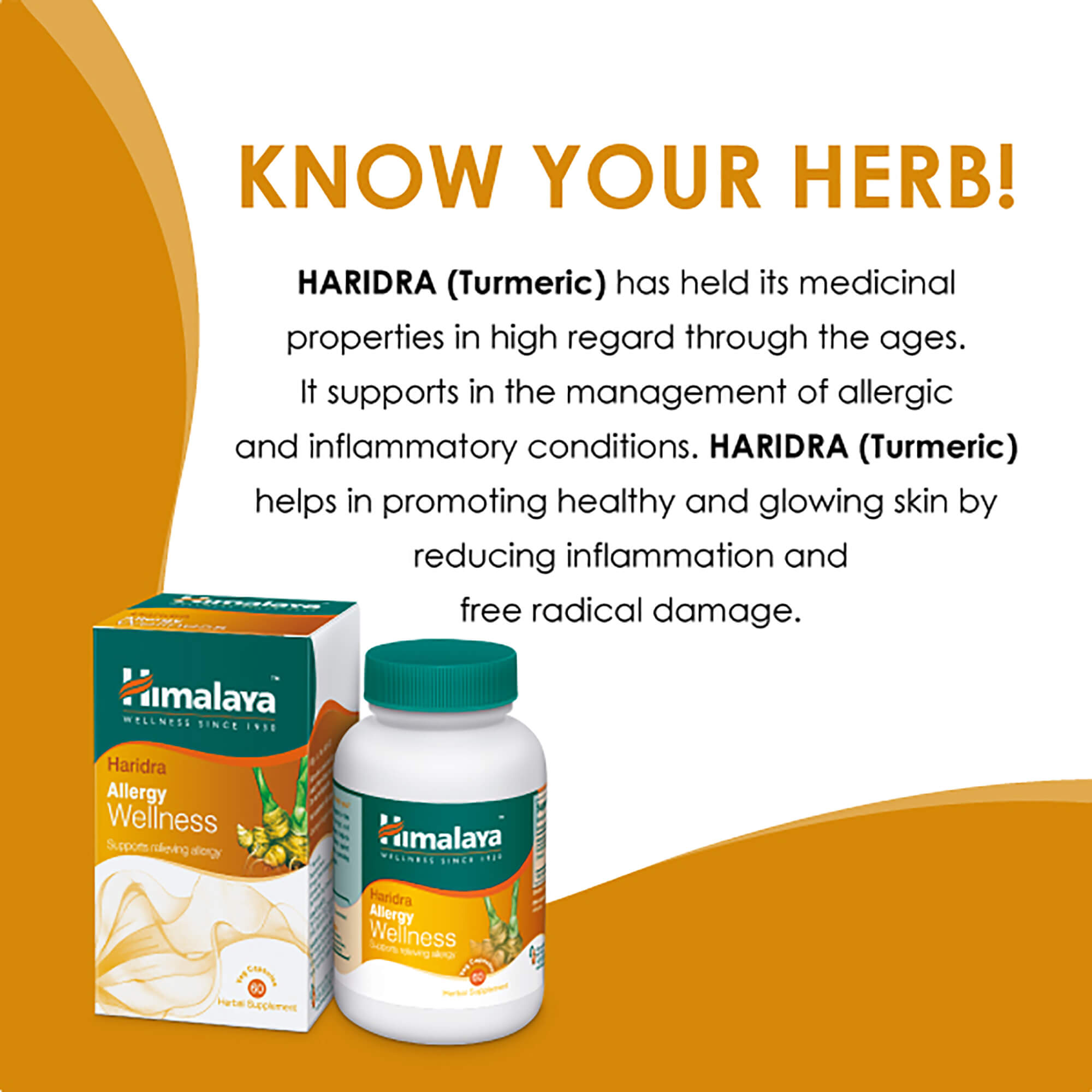 Himalaya Haridra Allergy Wellness - Relieves Skin Allergies – Himalaya ...