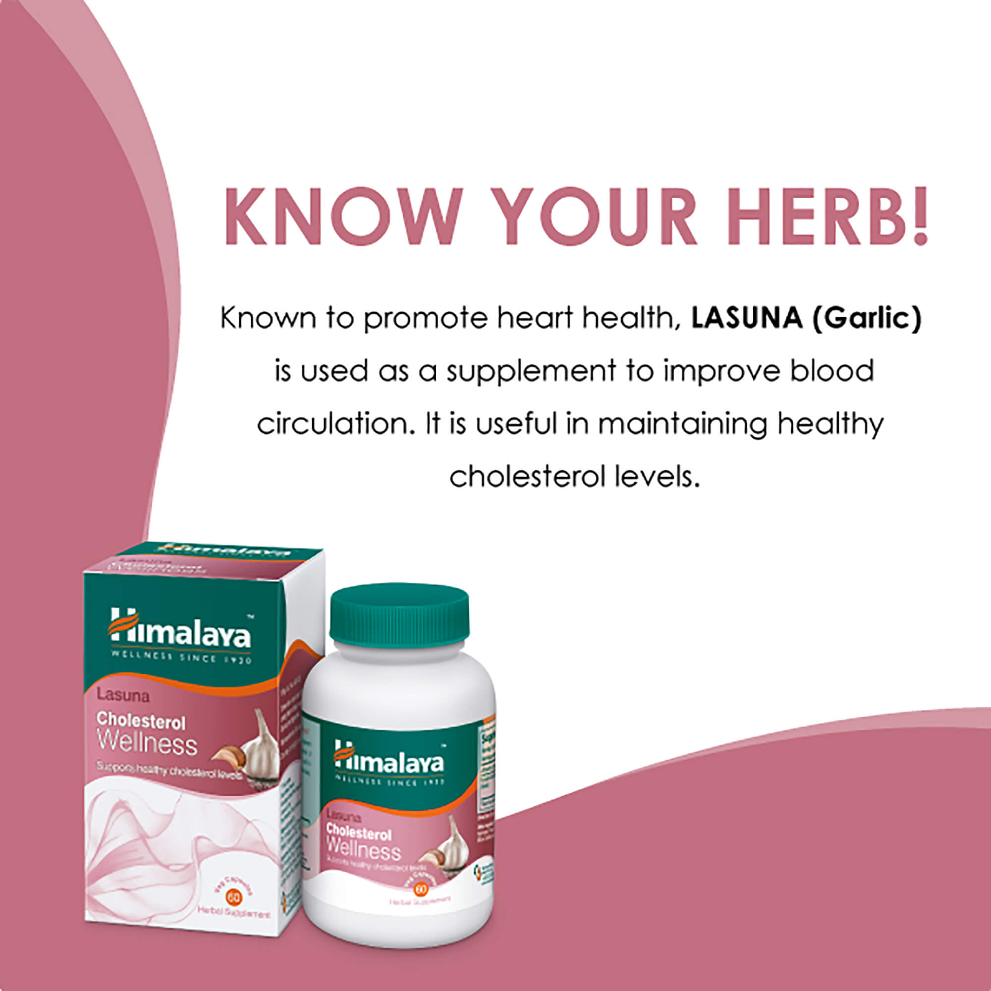 Himalaya Lasuna - For Cholesterol Wellness – Himalaya Wellness (Singapore)